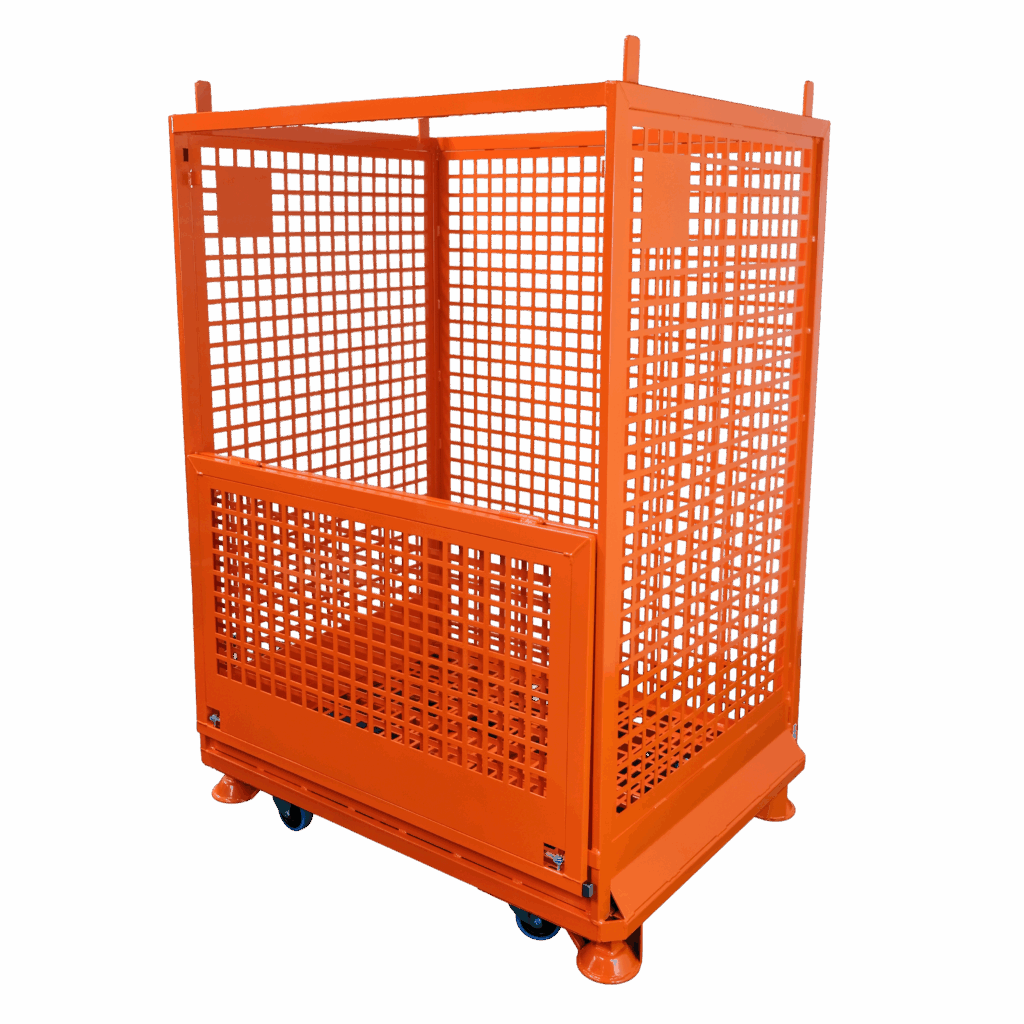 Mesh cage with foldable side - 900x1200mm - JAS.DK